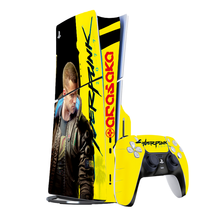 Cyberpunk 2077 PS5 Slim Console Skin – Premium Vinyl Wrap – Xonebrand ...