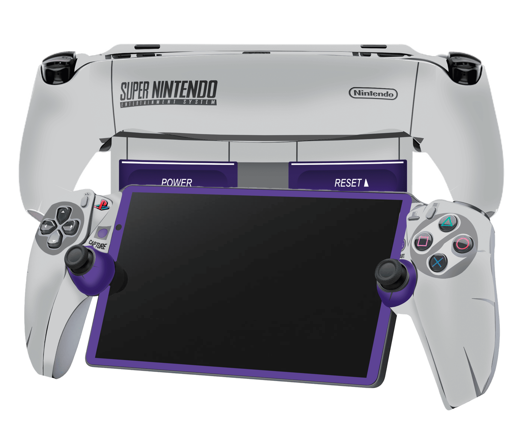 SNES PlayStation Portal Skin | Retro Classic Super Nintendo Vinyl Wrap ...